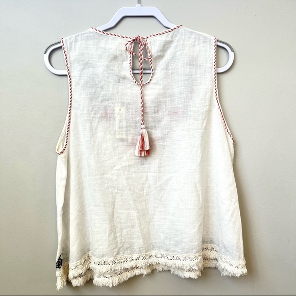 Max Studio | Tops | Nwt Max Studio Womens Cotton Embroidered Tank Top ...